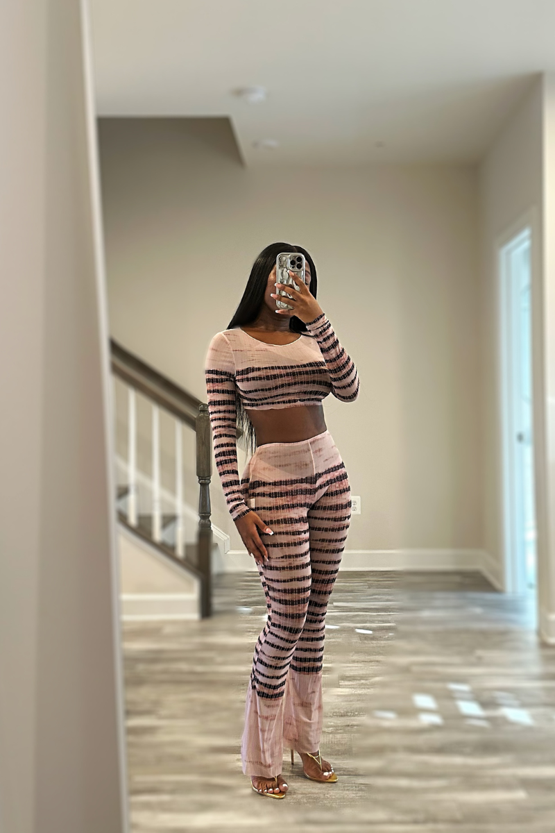 Ari Mesh Pants Set – DEMULUXE